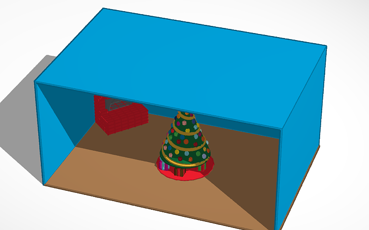 3D design The Christmas Scene | Tinkercad