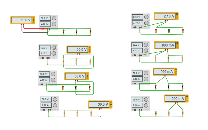 Circuit design Parallel Circuit | Tinkercad