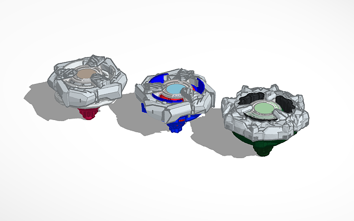 3D design Beyblade X team of pendragon - Tinkercad