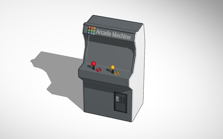 3D design Arcade Machine - Tinkercad