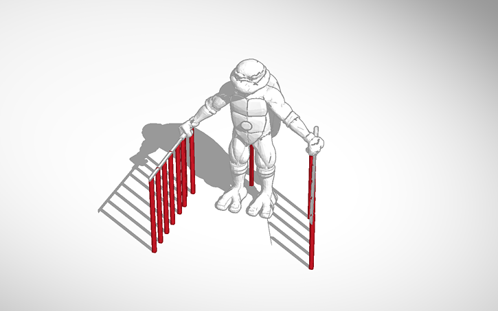 3D design ninja turle - Tinkercad