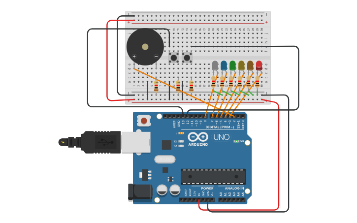Circuit Design итоговый проект Tinkercad