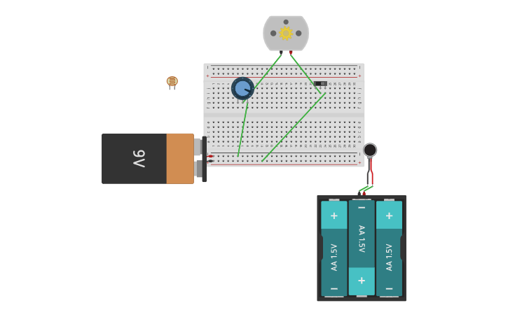 Circuit design Fan regulator - Tinkercad
