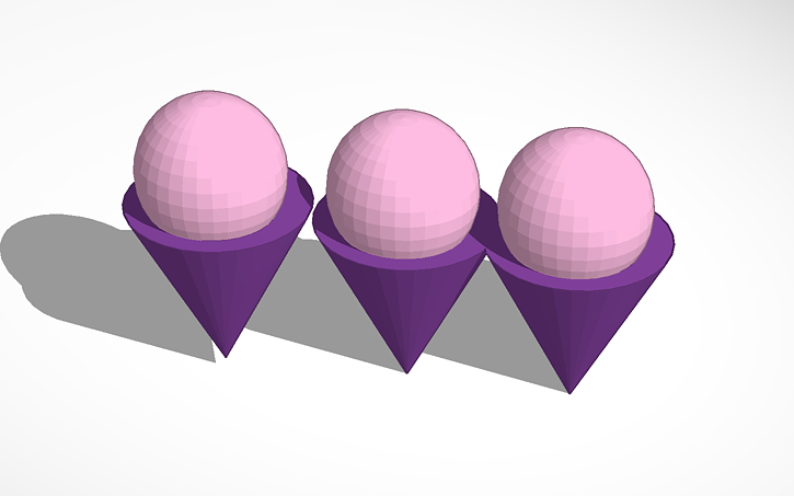 3D design Ice Cream | Tinkercad