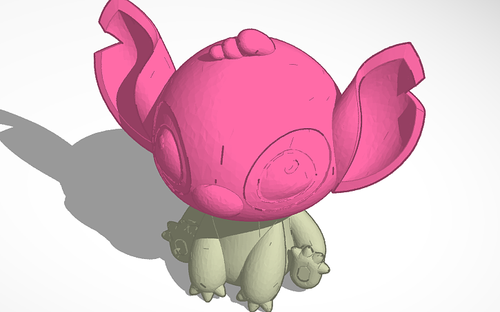 3D design Stitch - Tinkercad