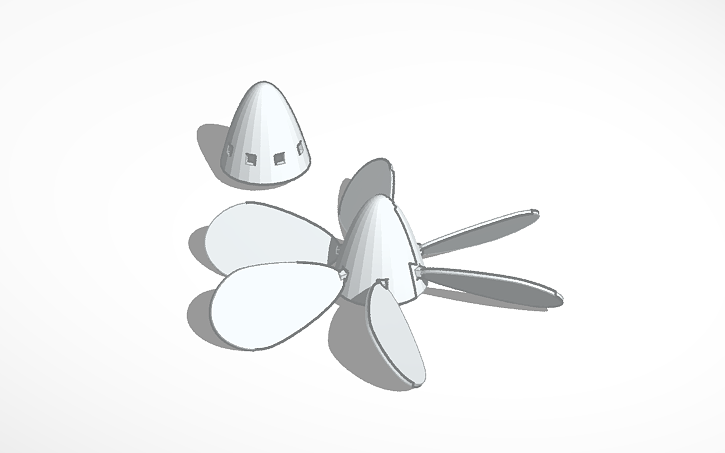 3D design propeller - Tinkercad