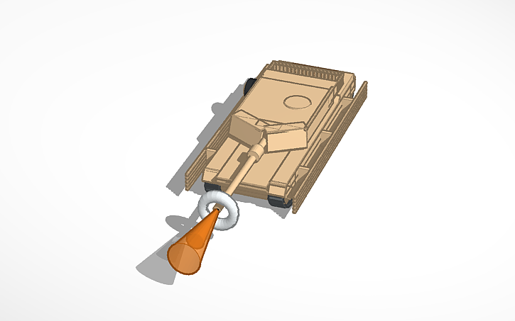 3D design M1A2 Abrams - Tinkercad