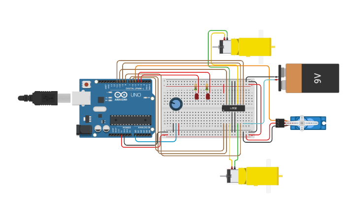 Circuit design Amazing Jarv | Tinkercad
