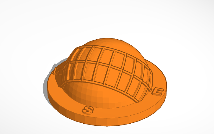 3D design Hemispherical Sundial (34N) | Tinkercad