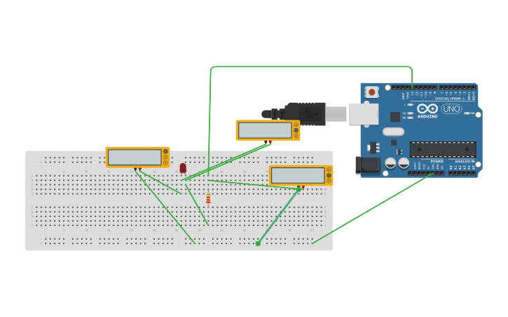 Circuit design Led intermitente | Tinkercad