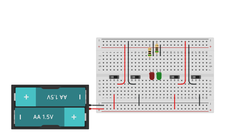 Circuit design Slider Switch H Bridge - Tinkercad