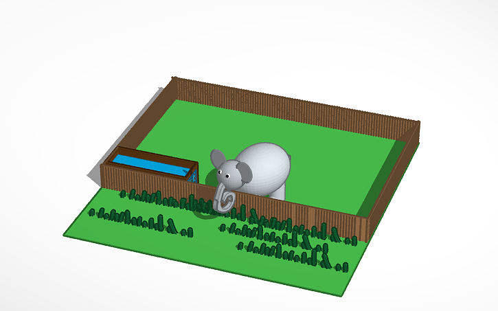 3D design Elephant | Tinkercad