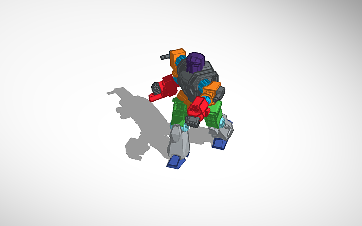 3D design Grand Titan Battlemech Battletech - Tinkercad