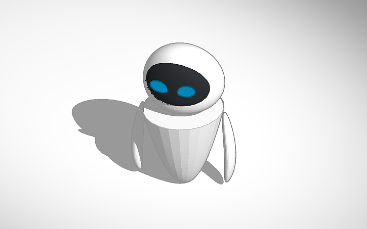 3D design Eva (Wall-E) - Tinkercad