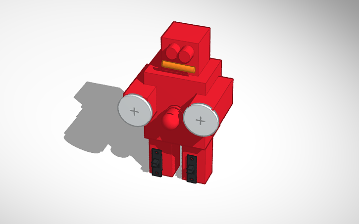 3D design robot - Tinkercad
