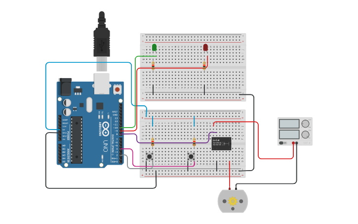 Circuit design Mezcladora (Grupo : WIZARD) | Tinkercad