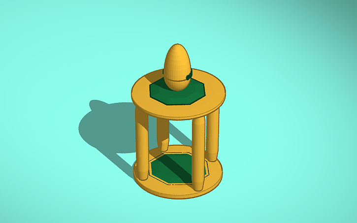 3d Design Egg Drop Trophy Tinkercad