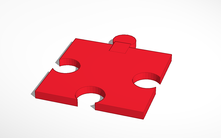 3D design jigsaw base | Tinkercad