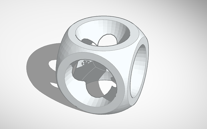 3D design holocron vault - Tinkercad