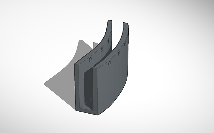 3D design Headphone Hinge Plate | Tinkercad