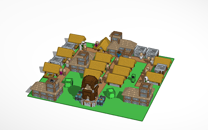 3D design village - Tinkercad