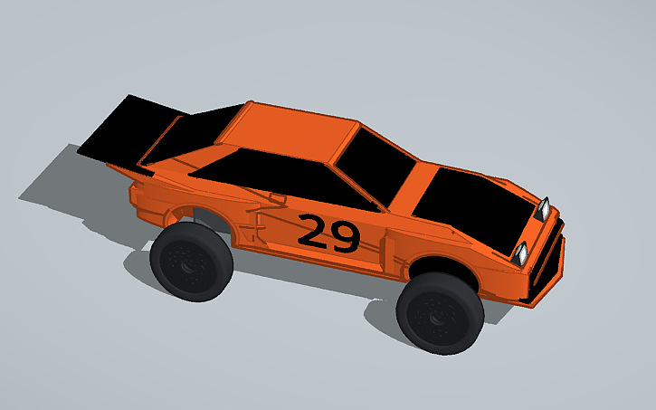 3D design Pinewood derby submission: S/P Hot hatch race - Tinkercad