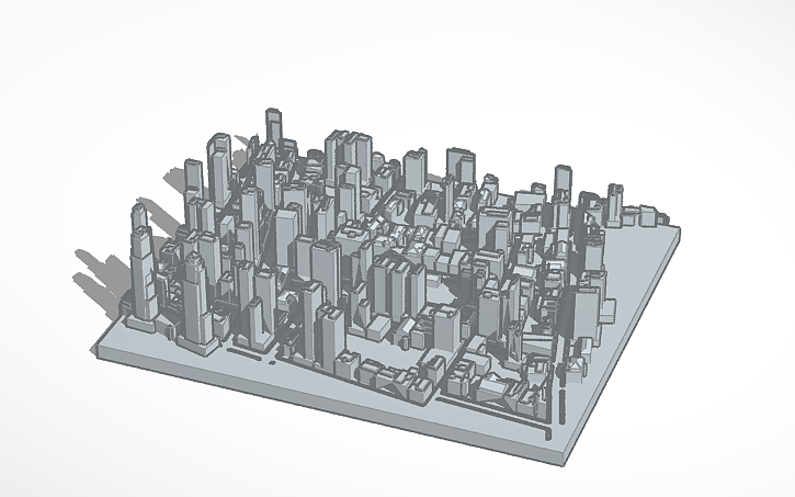 3D design City - Tinkercad