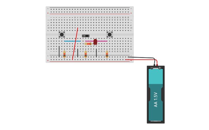 Circuit design 2-3 Practica01: Integrado 555 | Tinkercad