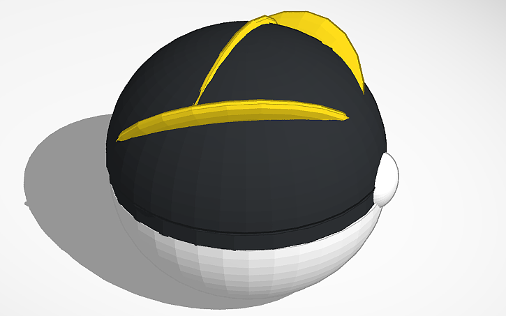 3D design ultra ball Pokemon - Tinkercad