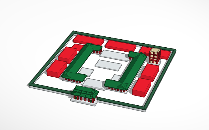 3D design bo31513 famous building project | Tinkercad