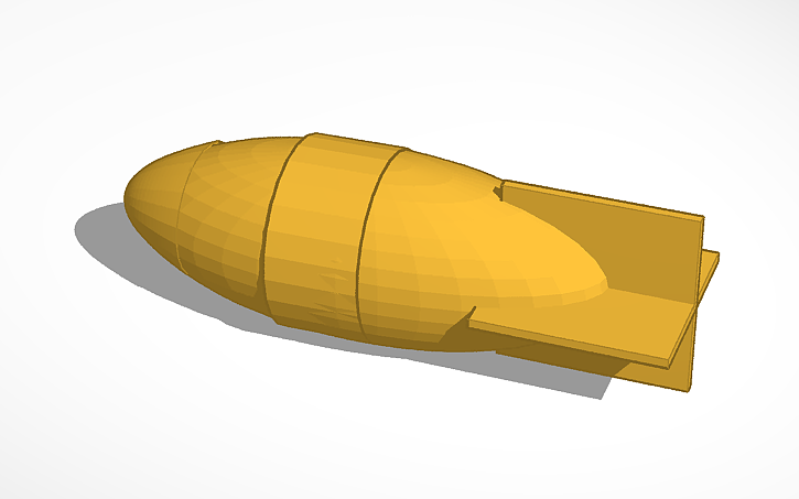 3D design gold nuke | Tinkercad