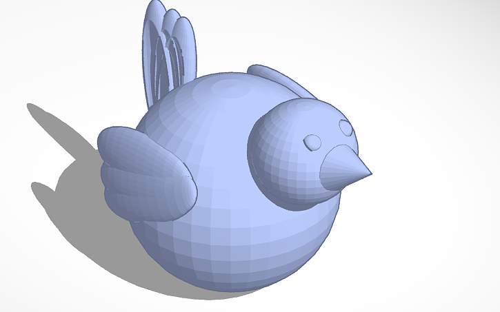 3D design Burd Bird - Tinkercad