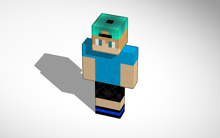 3D design My Minecraft Skin #5 - Tinkercad