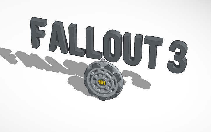 3D design Fallout 3 Vault-Door - Tinkercad