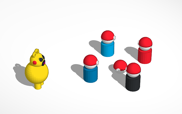 3D design pokemon master' | Tinkercad