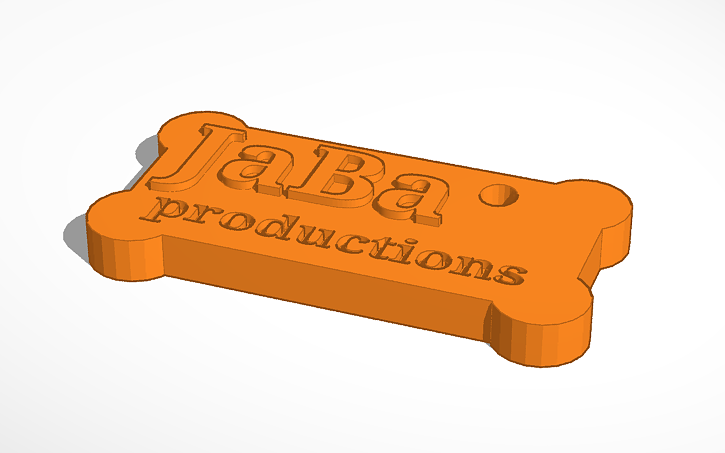 3D design etiket - Tinkercad