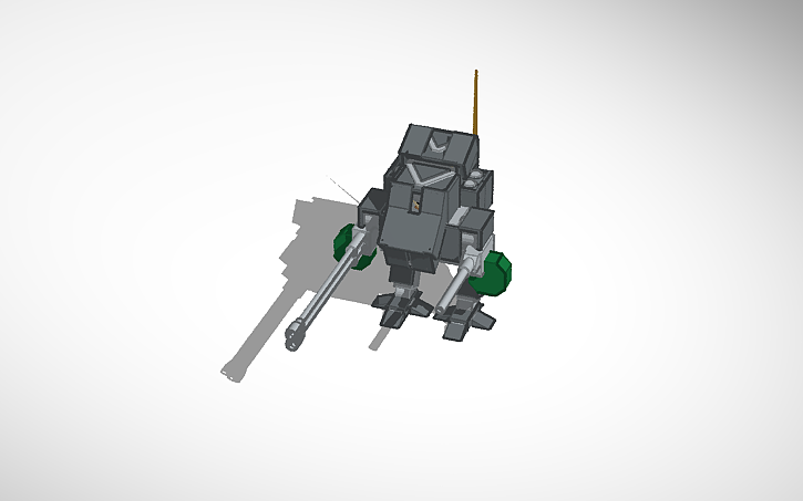 3D design SDG-151 Spectre Longbow Sniper Mech - Tinkercad