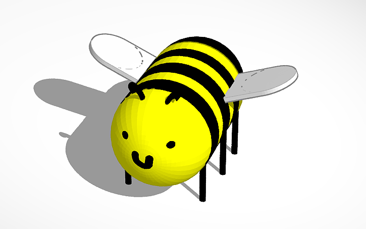 3D design Groovy Bee - Tinkercad