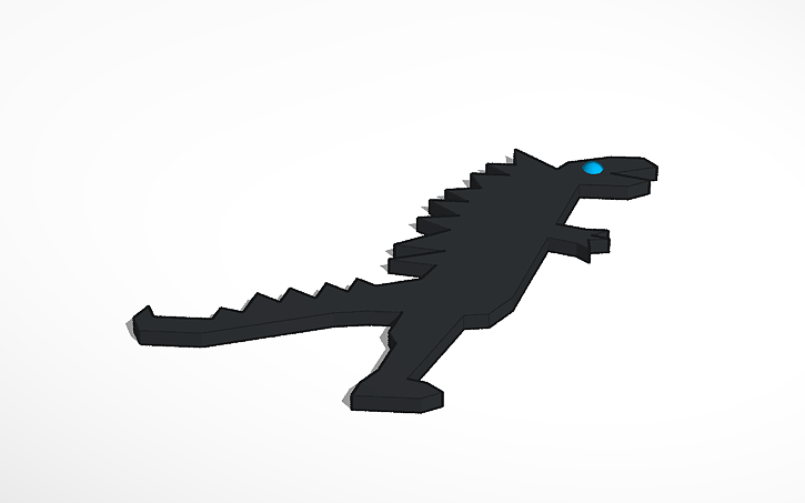 3D design Godzilla - Tinkercad