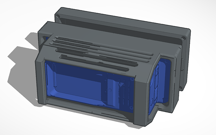 3D design Icom IC-705 portabel case with magnet - Tinkercad