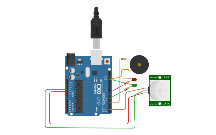 Circuit design sensor | Tinkercad