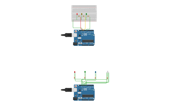 Circuit design PRAKTIKUM 2 ARDUINO | Tinkercad