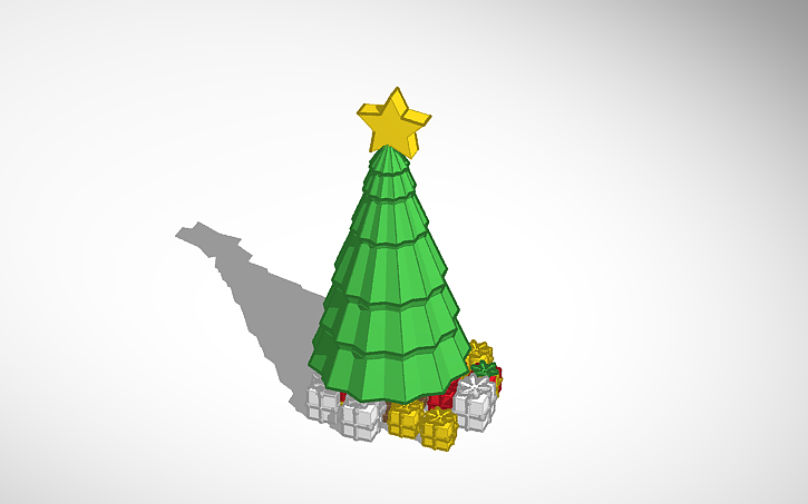 3D design Christmas Tree - Tinkercad