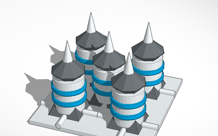 3D design Tesla (Clash Royale) | Tinkercad