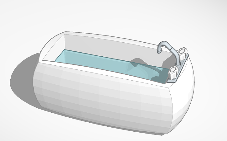 3D design tub - Tinkercad