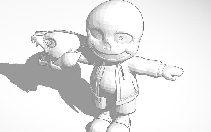 3D design sans smash bros sans smash bros - Tinkercad
