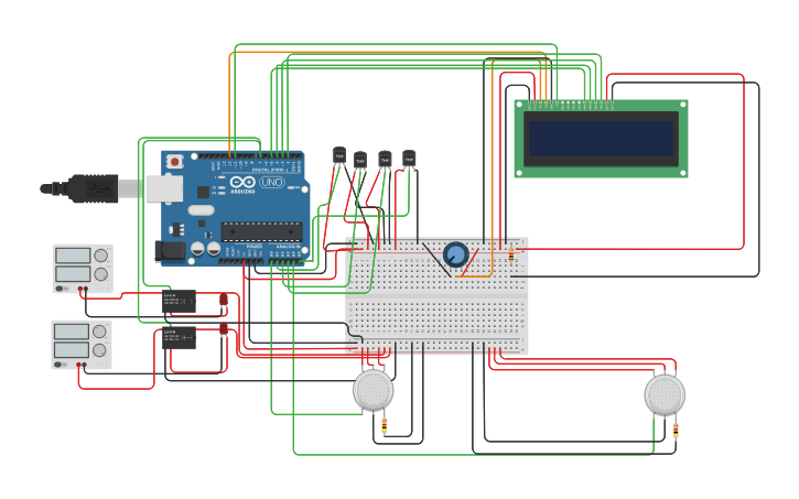 Circuit design Lithium-Ion Battery Testing Chamber Schematic - Tinkercad
