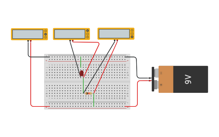 Circuit design C06.B. Multimeter | Tinkercad