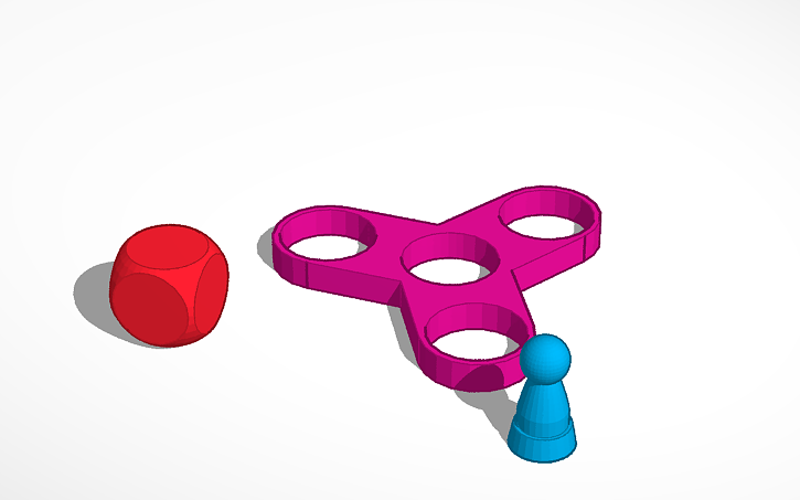3D design Spinner y dado | Tinkercad
