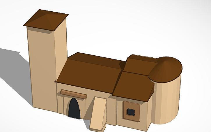 3D design Ermita Antigua (Carabanchel) - Tinkercad